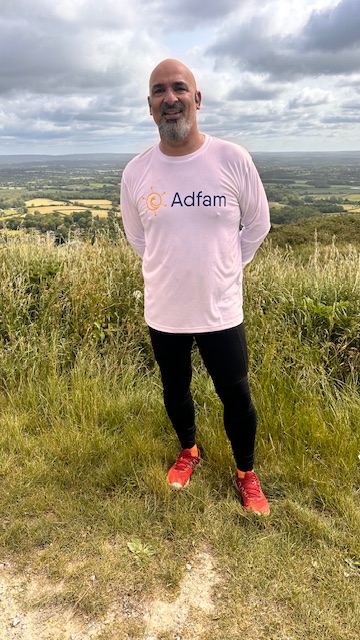 Omar completes London-Brighton bike ride! - ADFAM